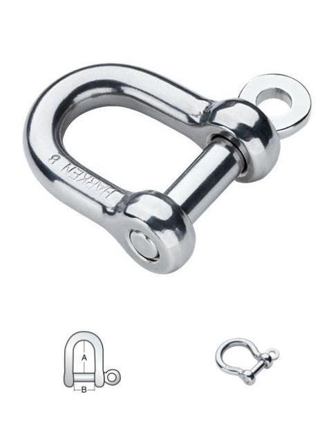 HARKEN 10mm D Shackle Durable Stainless Steel Connector – Marine Outlet