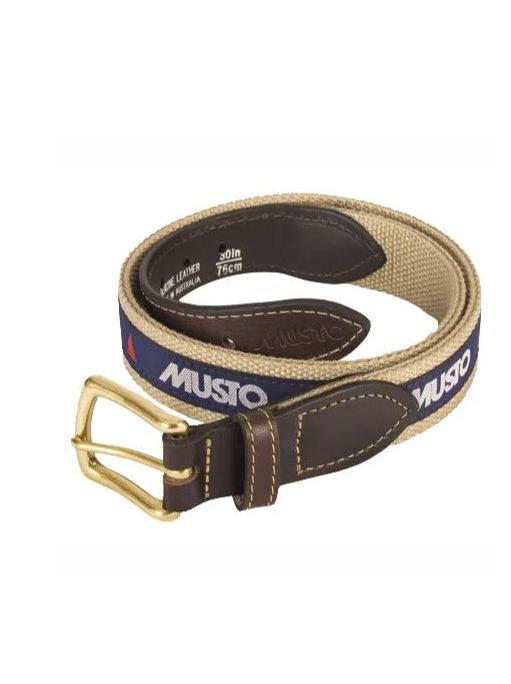 MUSTO LOGO WEB BELT – Marine Outlet