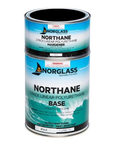 5080 NORTHANE GLOSS - 2 PACK POLYURETHANE PAINT - BLACK 4litre – Marine ...